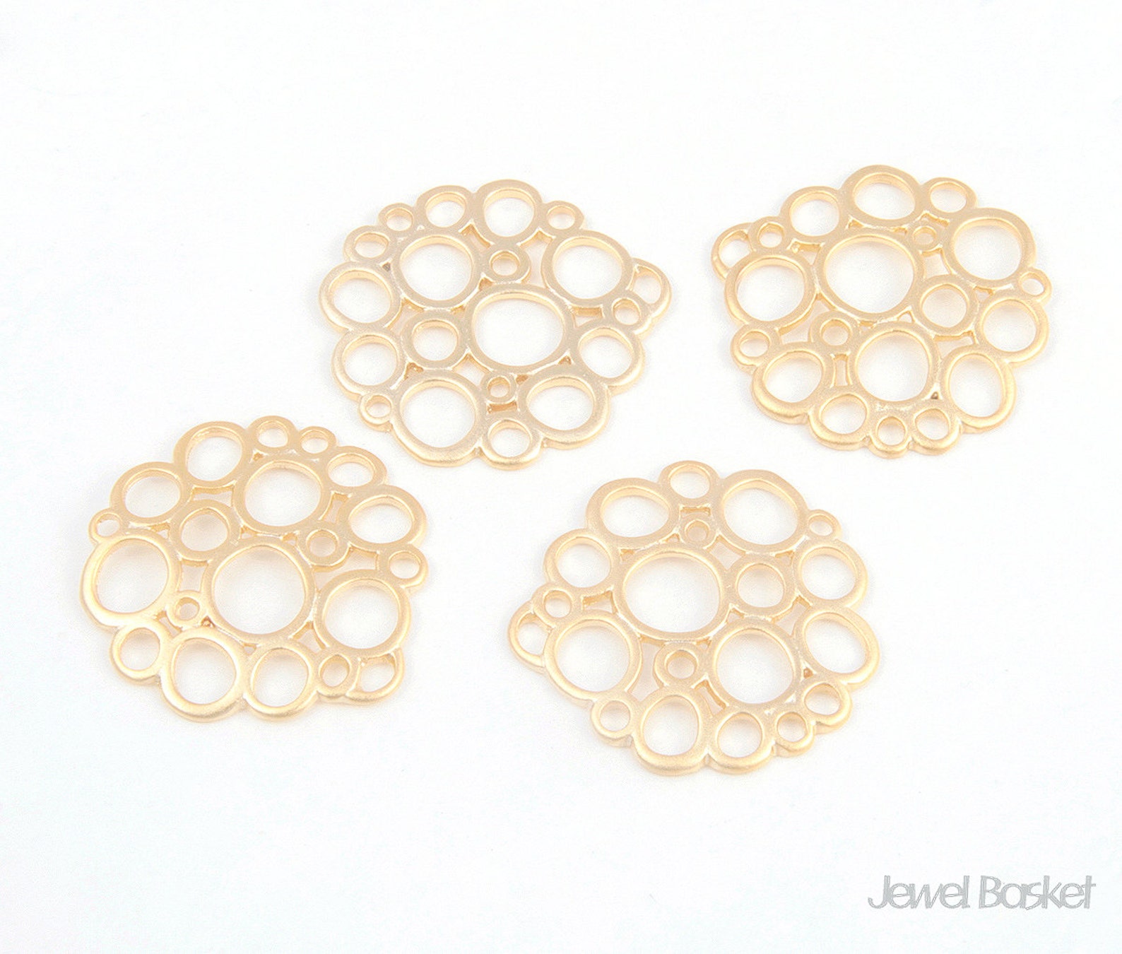 Big and Small Bubble Connector-brass / 21mm X 20mm / BMG002-C (2pcs) - Etsy