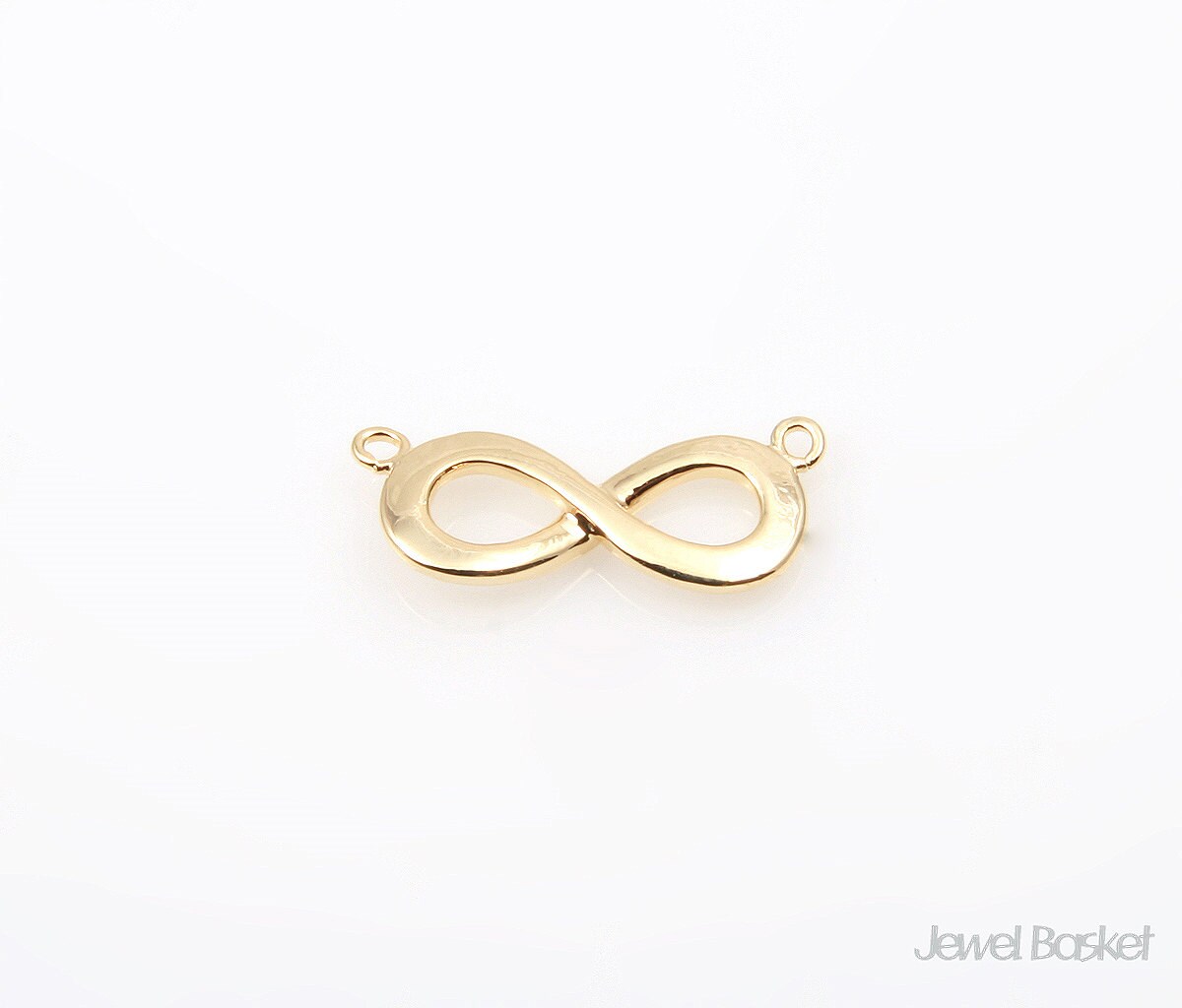 2pcs Infinity Pendants in Gold / 8mm X 17.5mm / BG221-P - Etsy