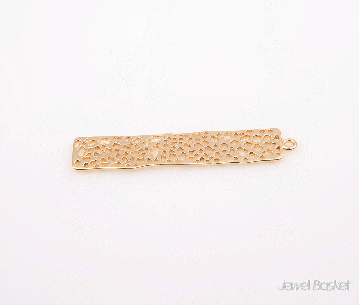 Rectangle Mesh Bar in Matt Gold 2pcs Small Rectangular Net | Etsy