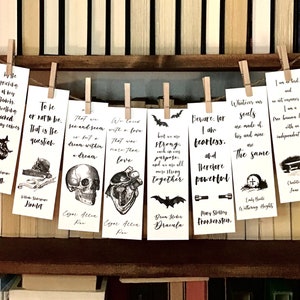Jane Eyre Wuthering Heights Bookmark Bundle - Charlotte Bronte Emily ...