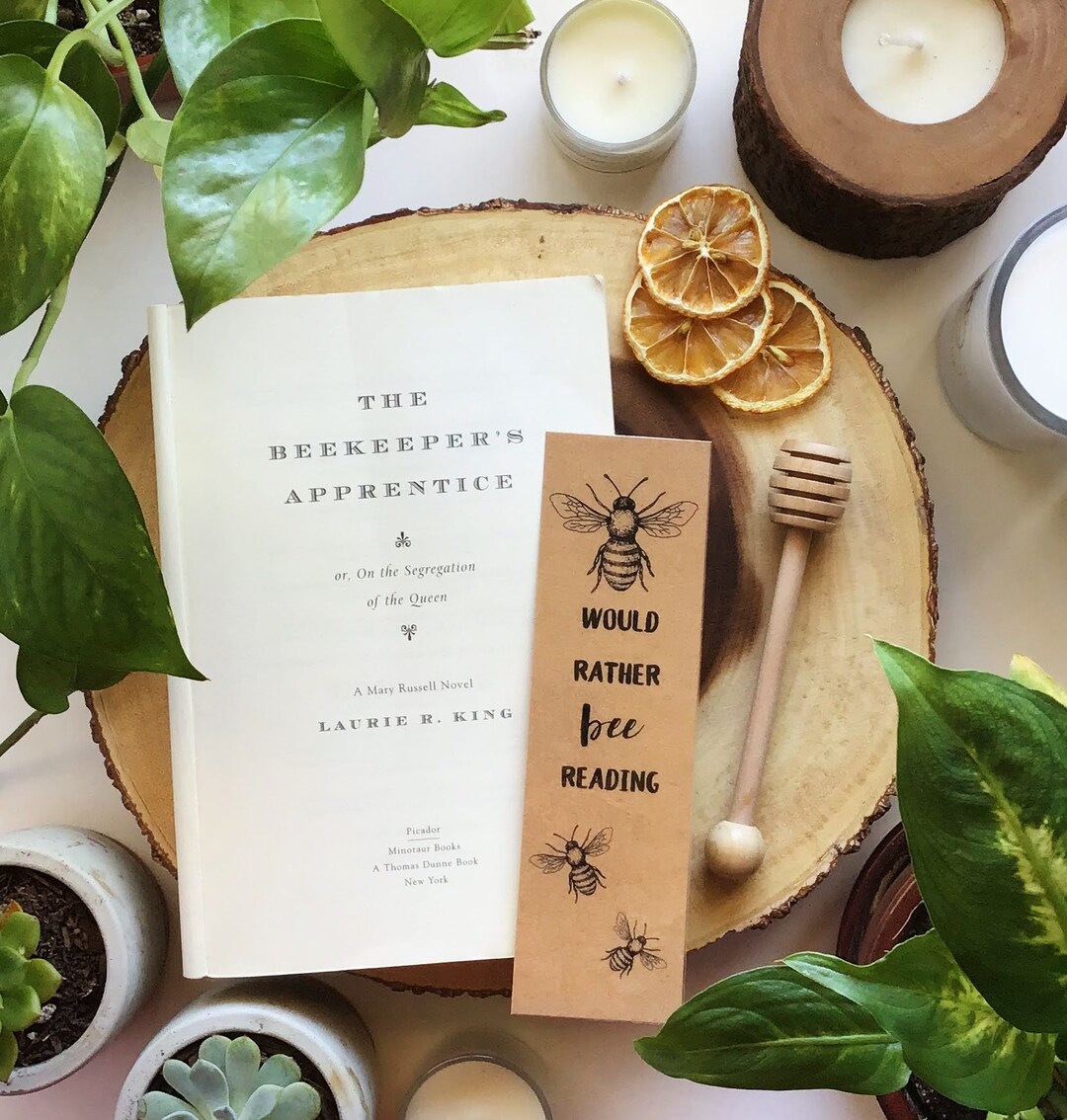 Bumble Bee Bookmark: Sweet as Honey, Book Lover Gift, Bookmarks ...