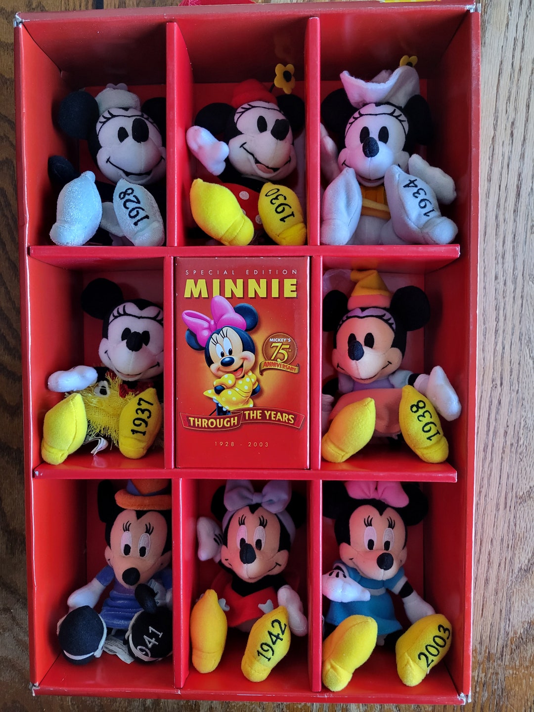 Minnie Through the Years Plush Figures Collection, 75th Anniversary ...