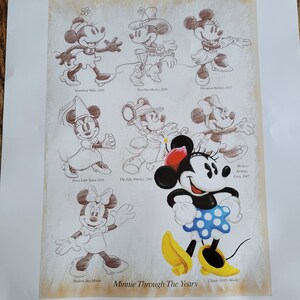 Minnie Through the Years Plush Figures Collection, 75th Anniversary ...