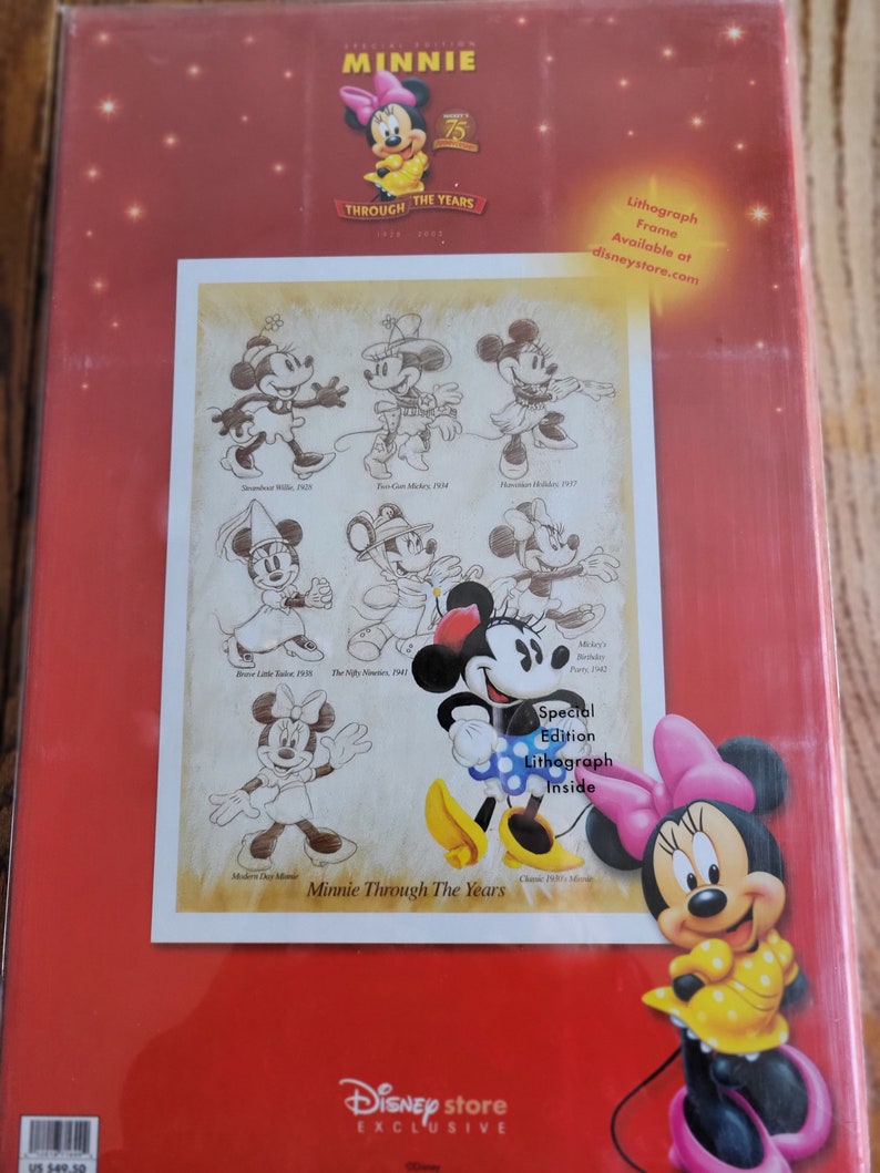 Minnie Through the Years Plush Figures Collection, 75th Anniversary ...