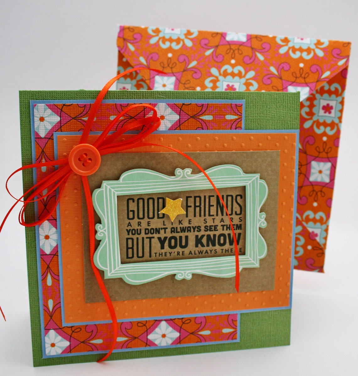 FRIENDSHIP CARDS, Blank, 3 Card Set With Matching Envelopes - Etsy