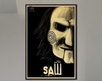 Saw Horror Art Print - Etsy