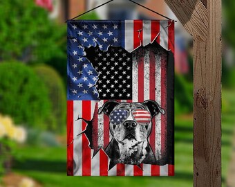 Pit Bull Garden Flag - Etsy