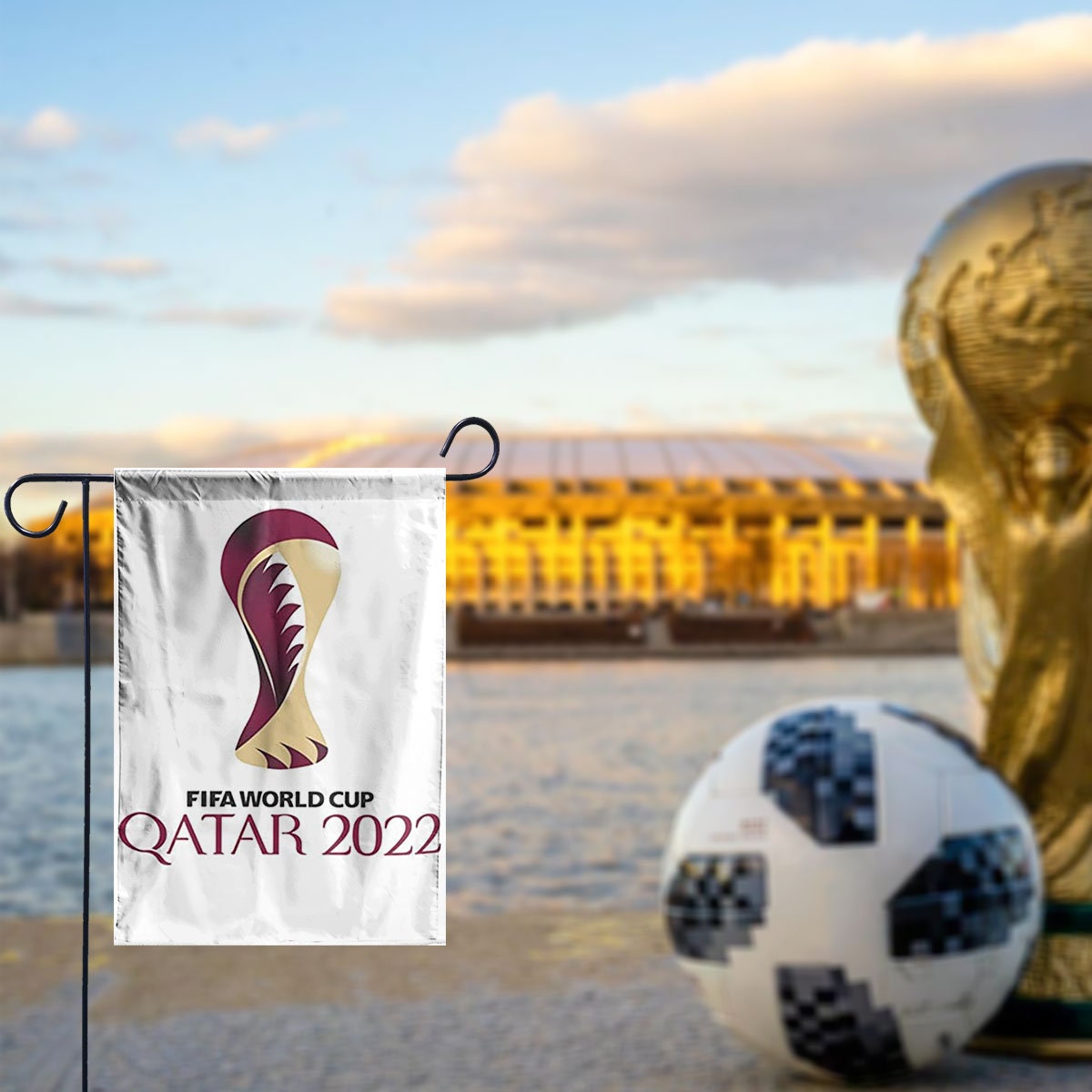 World Cup 2022 Garden Flags Double Sided Yard Flags Fifa World Cup 2022 ...