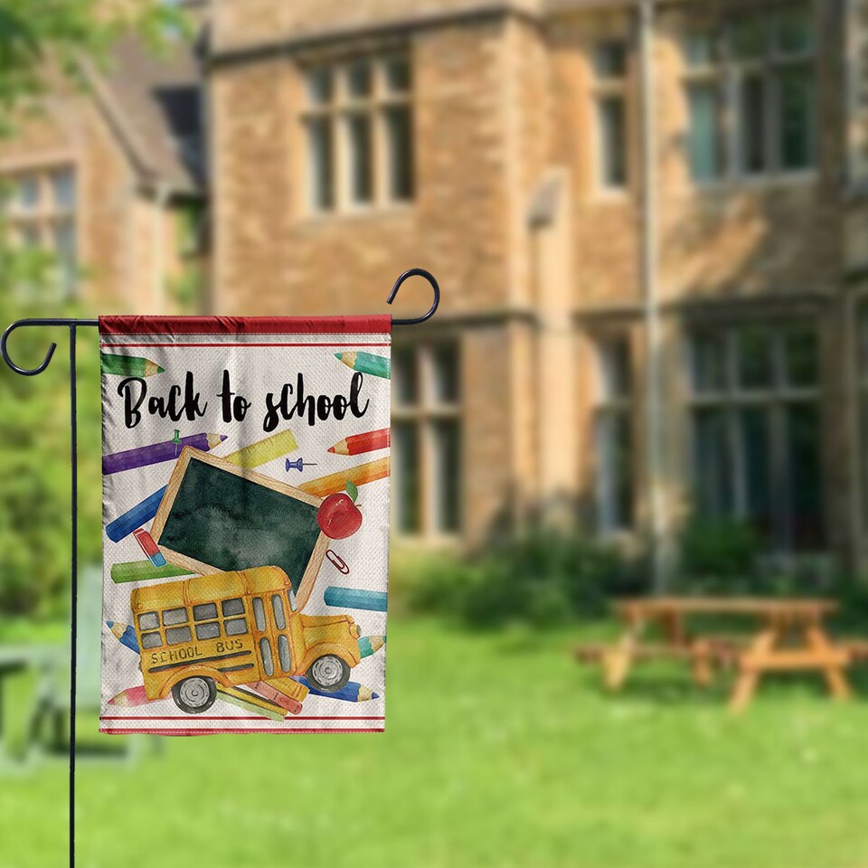 Colorlife Back to School Garden Flag sold by Julio Cesar | SKU 23969623 ...