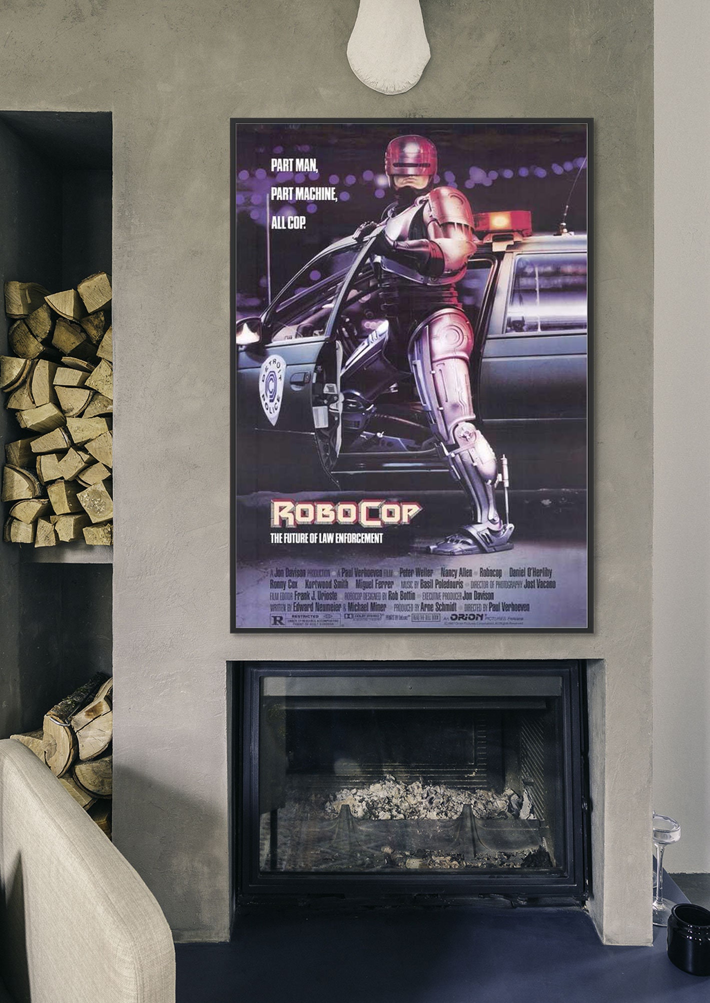 RoboCop Poster, Robocop (1987) - Movie Film Poster Print, Mid Century ...