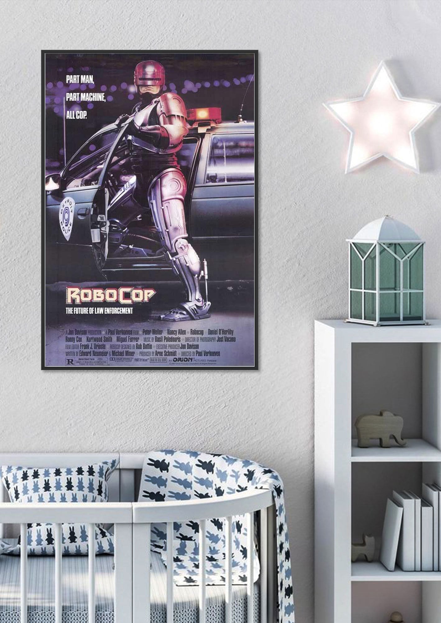 RoboCop Poster, Robocop (1987) - Movie Film Poster Print, Mid Century ...
