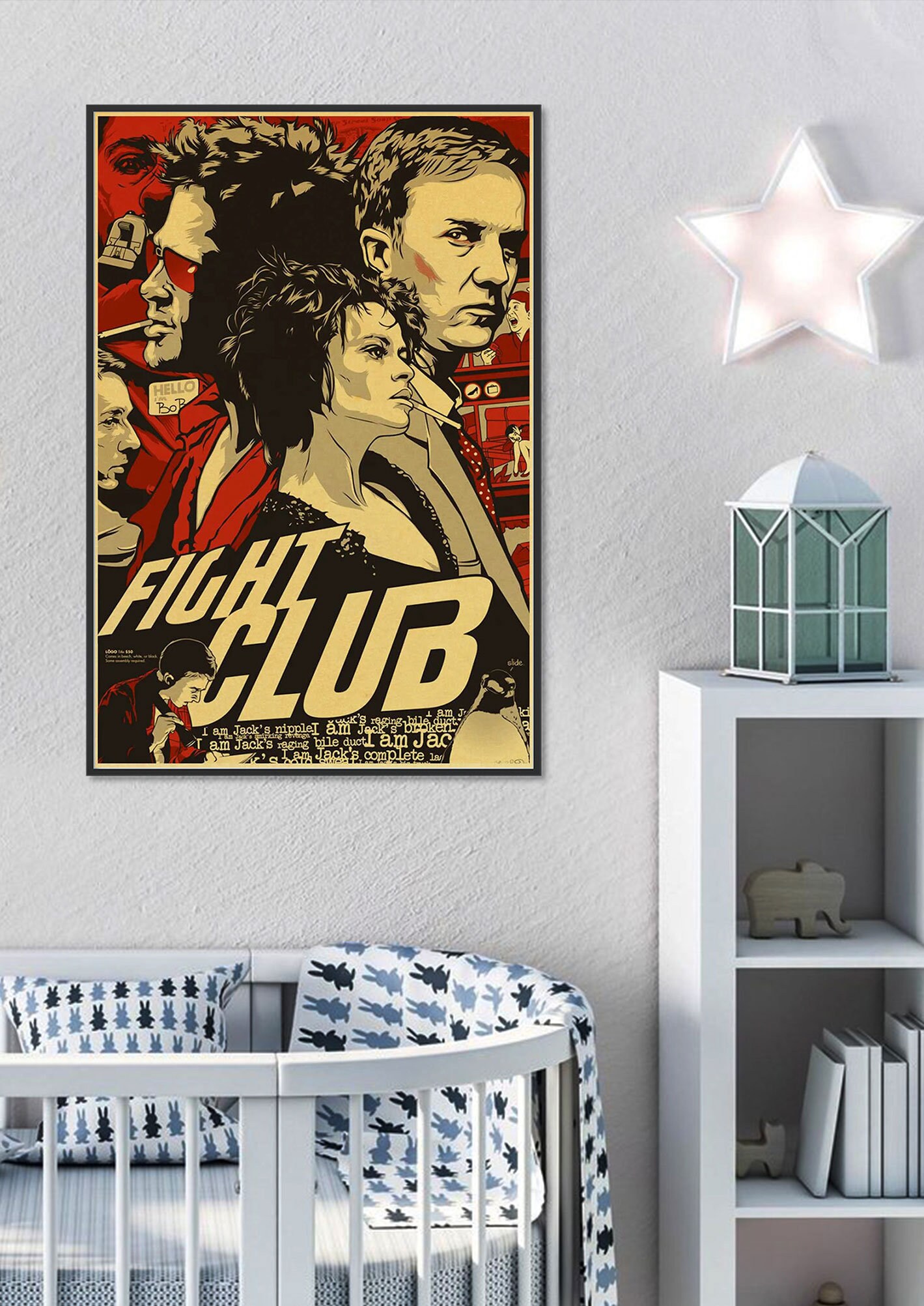 Fight Club Posters, 1990s Brad Pitt Movies Poster | Printerval Canada