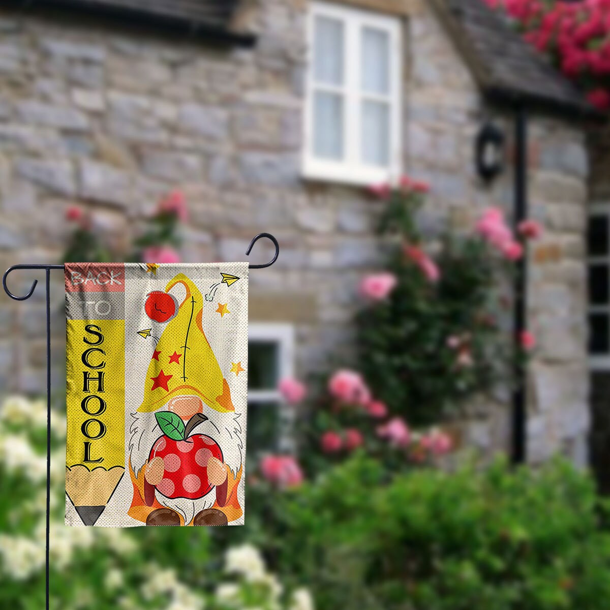 Back To School First Day Flag, Gnome Flag sold by Ankit Agrawal | SKU ...