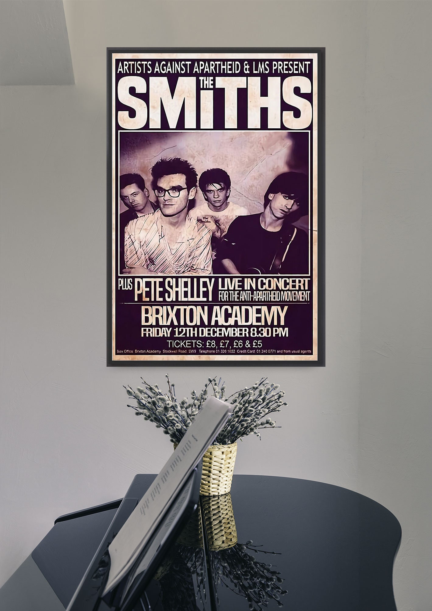 The Smiths 1986 The Final Concert Poster, The Smiths Poster sold by ...