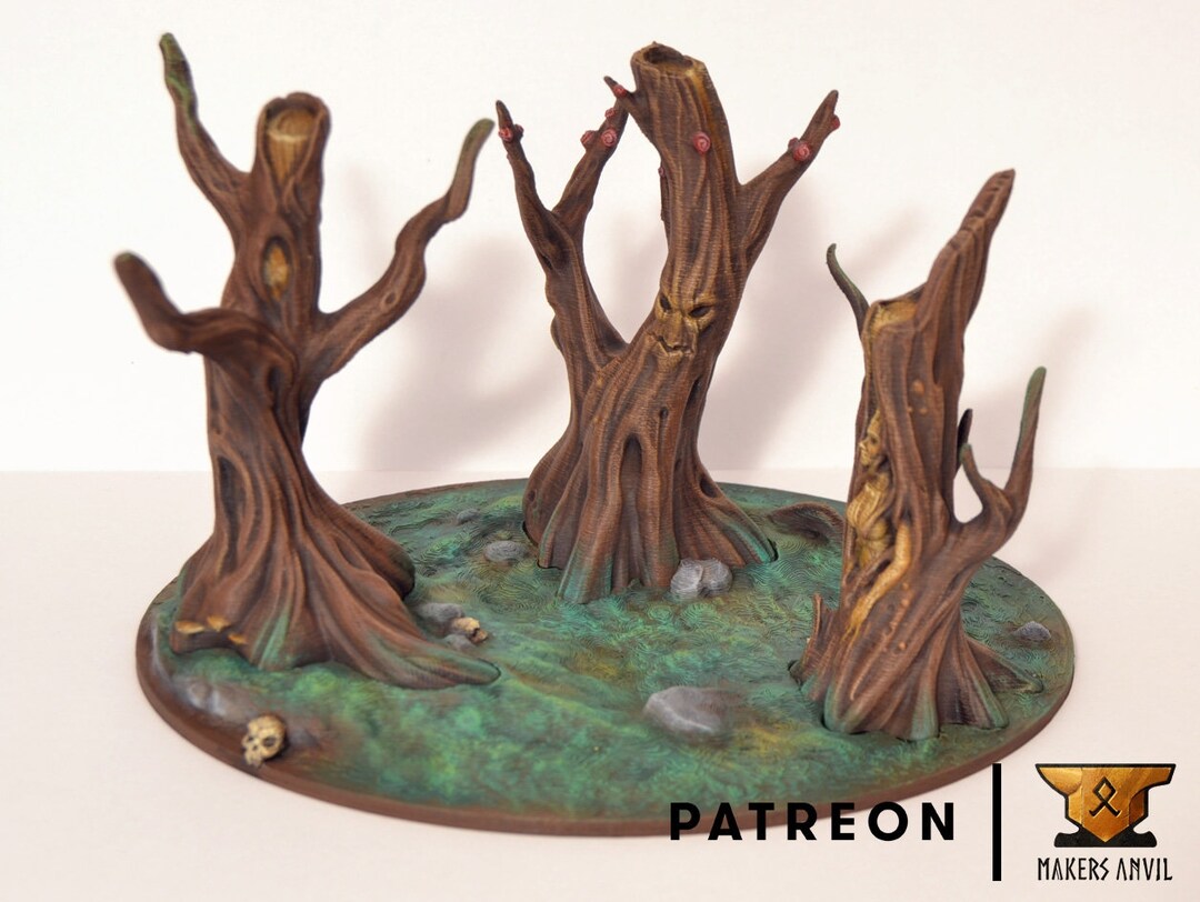 Set of Trees Dnd Terrain - Etsy