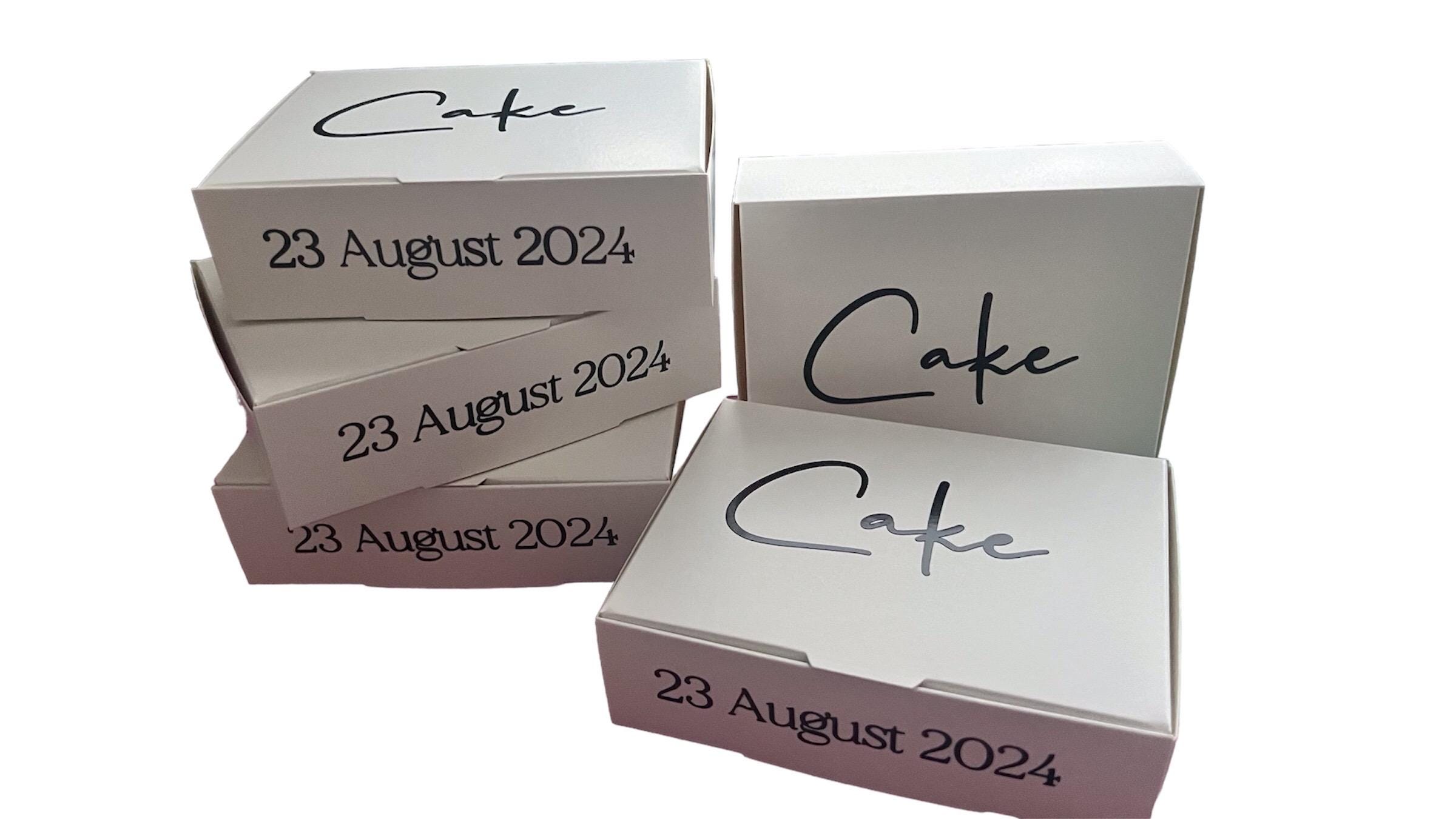 Personalised Cake Boxes - Etsy