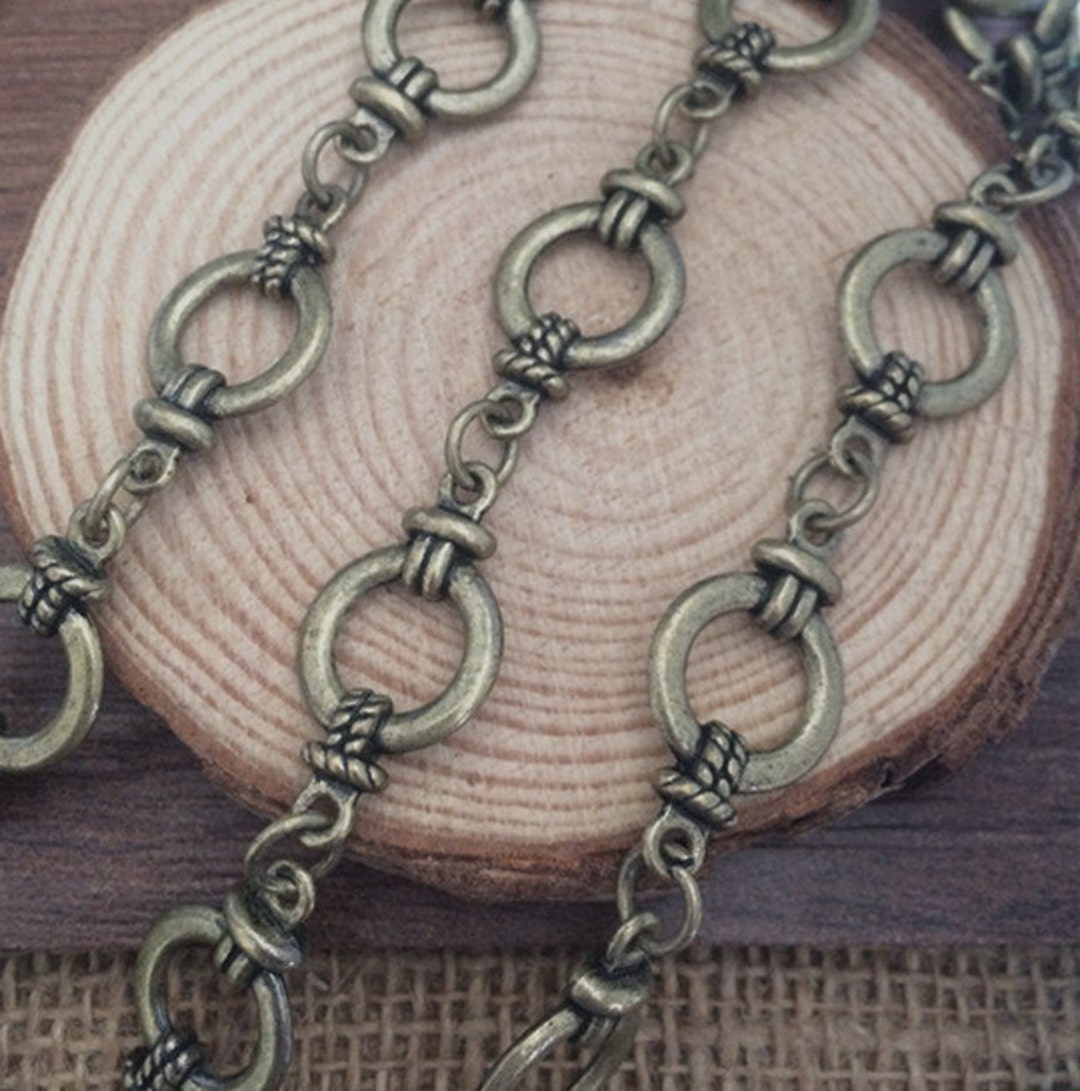 1m Antique Bronze Chain 13mm Wide - Etsy
