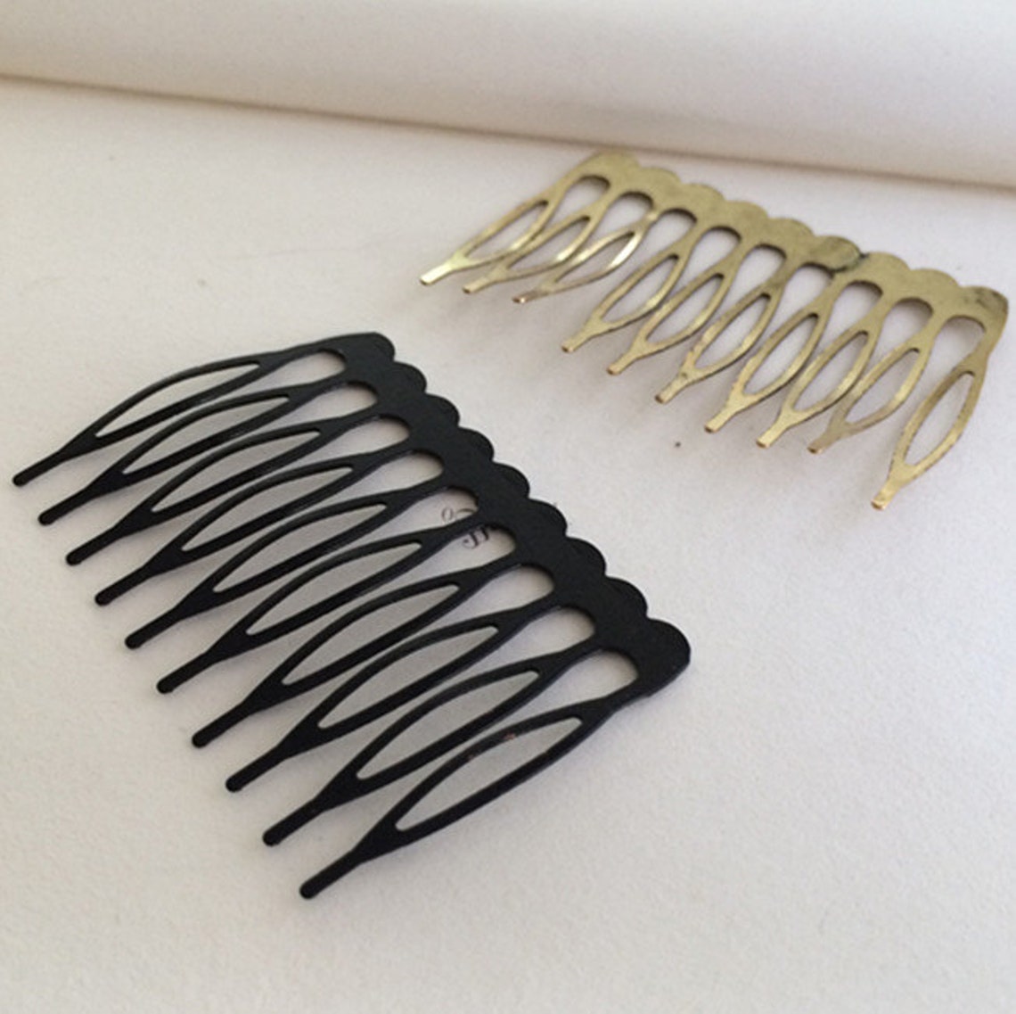 10teeth Assorted Colors Metal Hair Combs 15PCS - Etsy