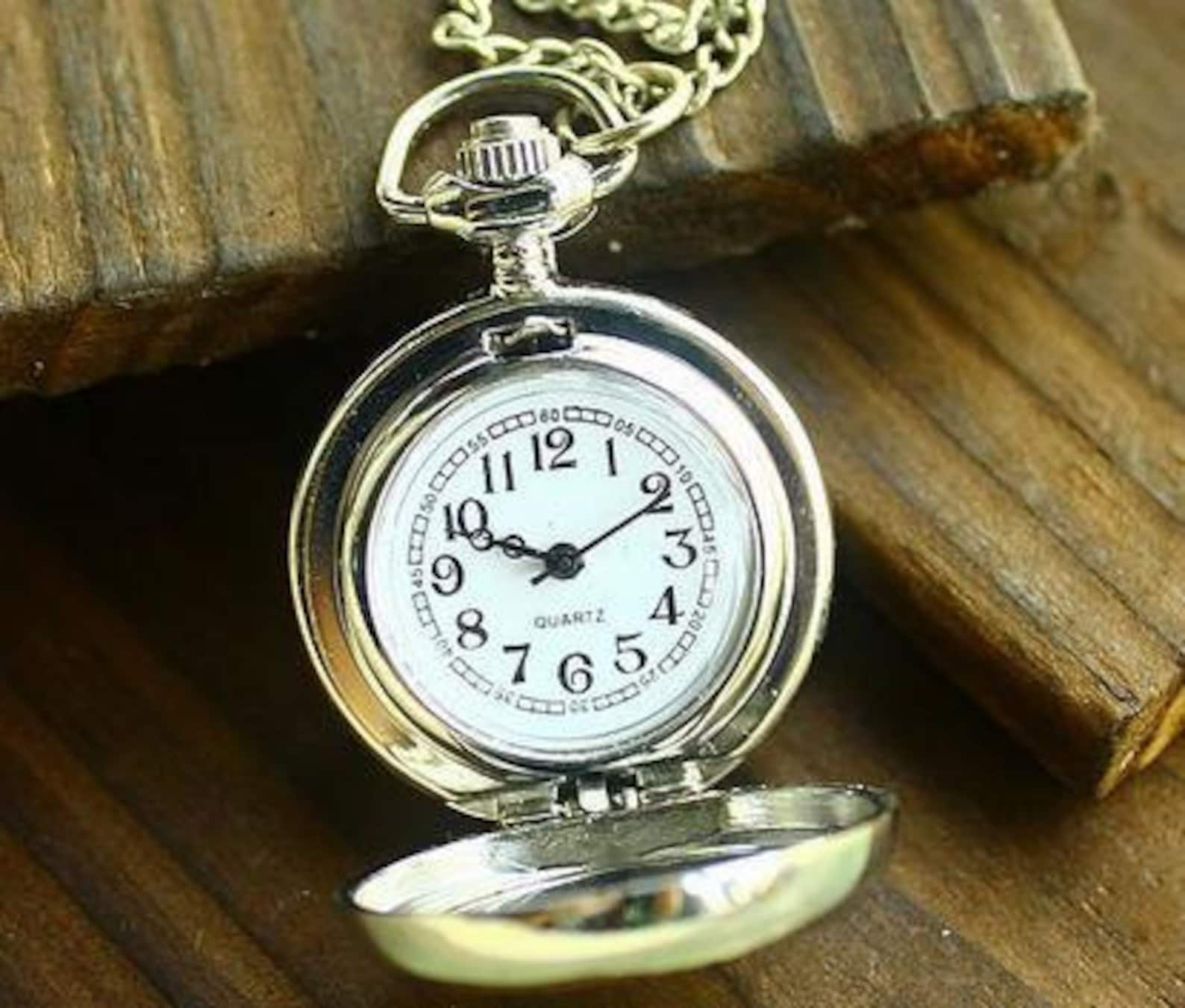 1pcs Small Flower Pocket Watch Charms Pendant 25mmx25mm AA203 - Etsy