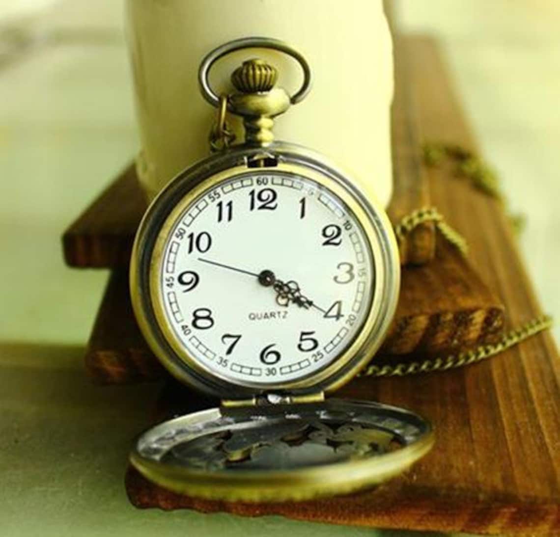 1pcs 45mmx45mm Bronze Star Pocket Watch Charms Pendant PW066 | Etsy