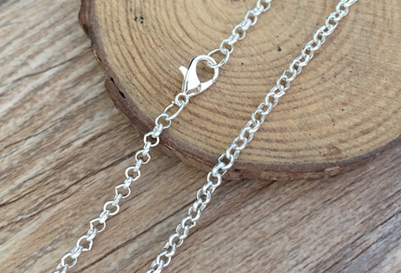 15pcs of 28inch Silver Color Roro Necklace Chain for Jewelry - Etsy UK