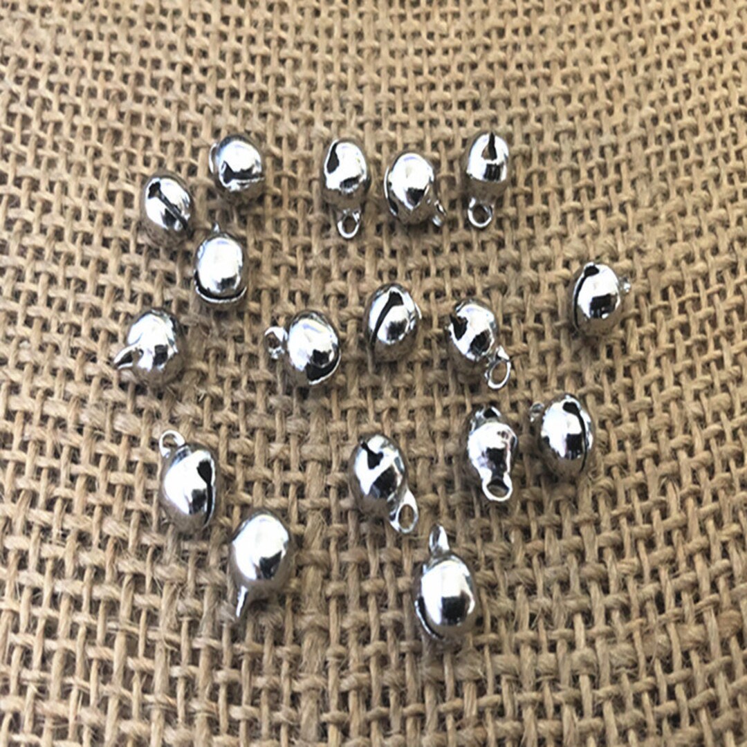 100pcs 6mm Silver Copper Jingle Bell for Jewelry Making - Etsy