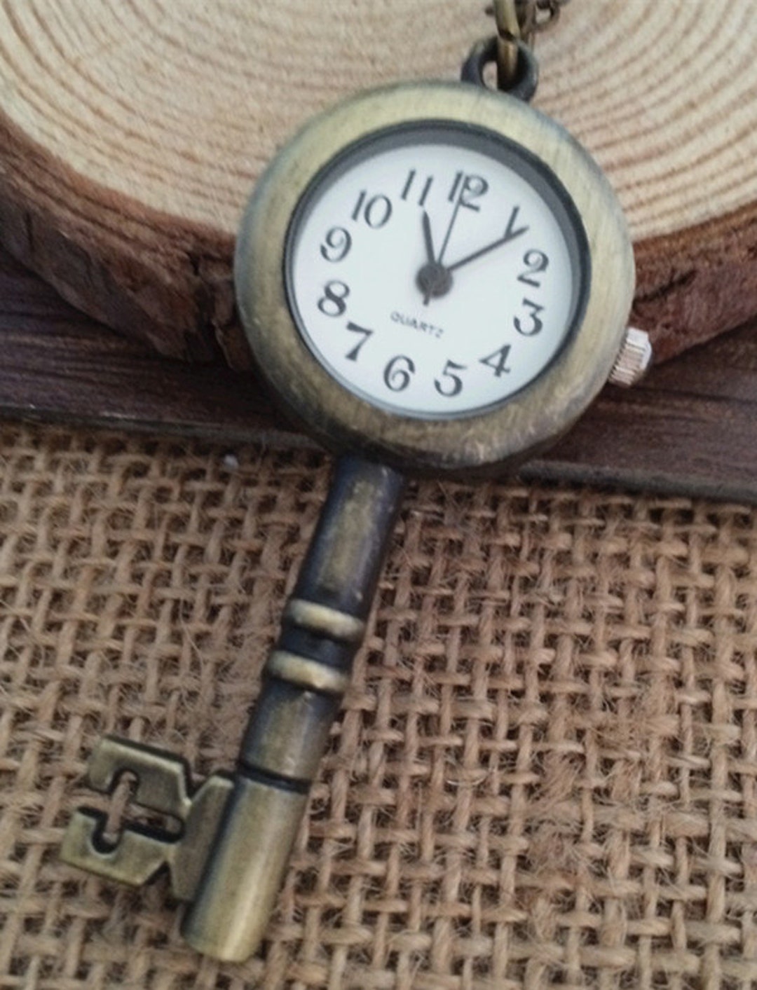 1pcs 55mmx25mm Bronze Key Pocket Watch Charms Pendant - Etsy