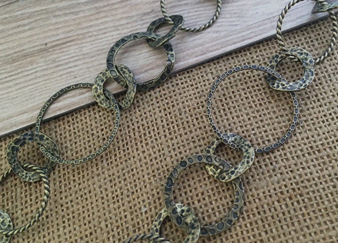 1m Antique Bronze Chain for Jewelry Making - Etsy