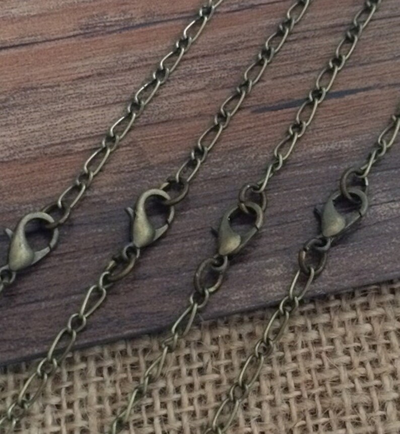 20pcs of 25inch Bronze Necklace Chain for Jewelry Making - Etsy