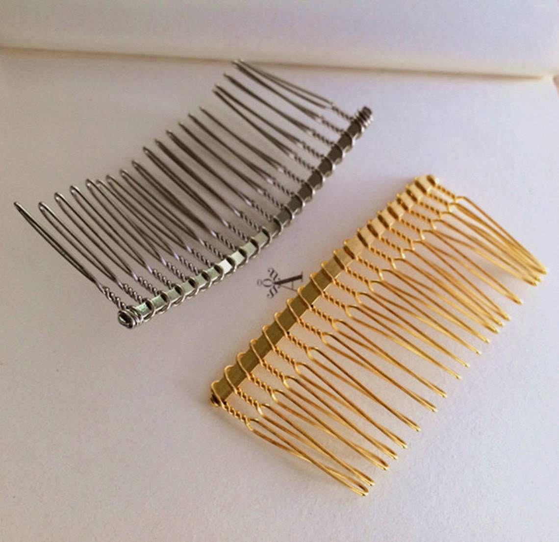 20Teeth Assorted Colors Metal Hair Combs 10PCS | Etsy