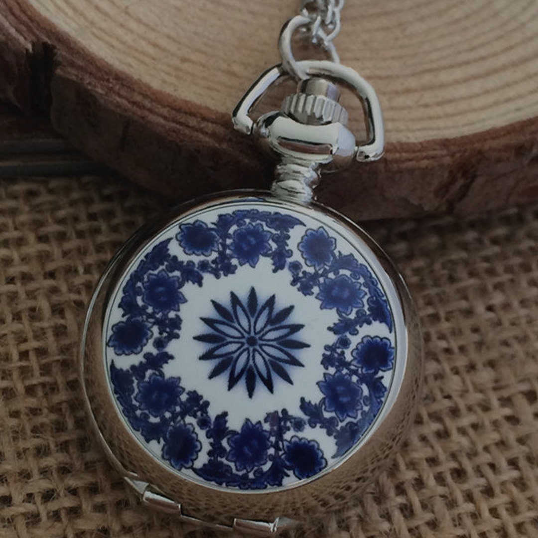 1pcs Flower Pocket Watch Charms Pendant 25mmx25mm - Etsy