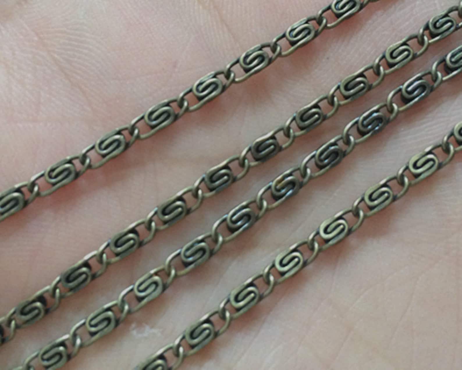 2m Necklace Chain for Jewelry Making 7mmx2mm - Etsy