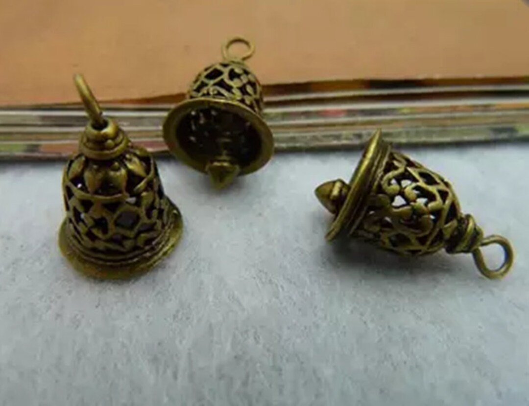 5pcs 16mm X12mm Antique Bronze Copper Bell for Jewelry Making - Etsy