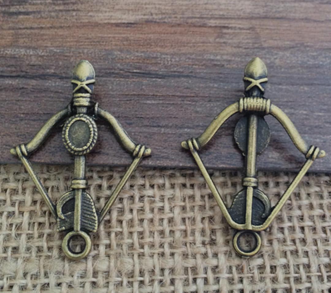 15pieces 36*22mm Bow and Arrow Charm - Antique Bronze Charm Pendant ...