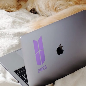 BTS Army Logo Combined Shield Decal Holographic Holo Silver Kpop ...