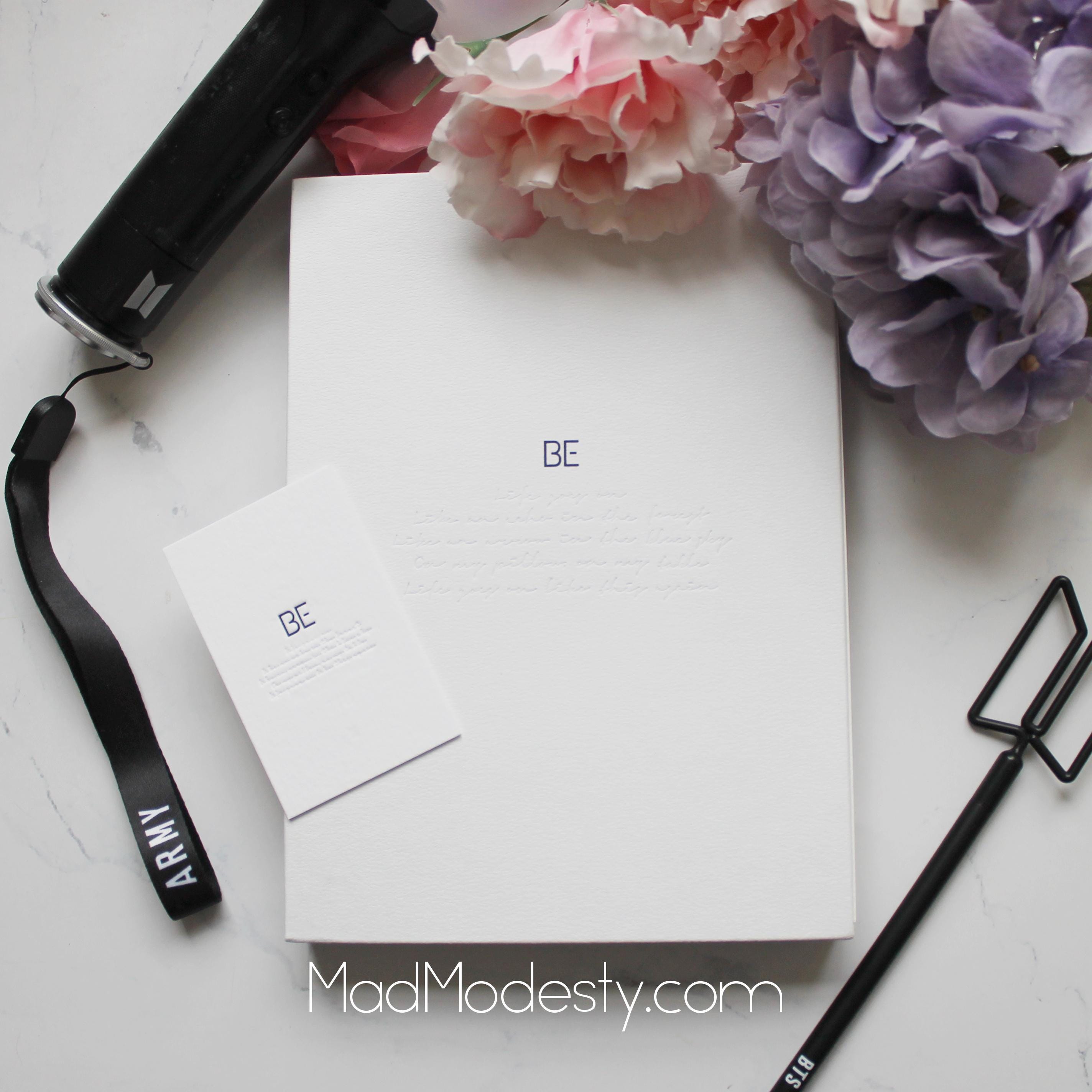 BTS 'BE' Inspired Collection Card – K-pop Binder Space Filler, Wishlist ...