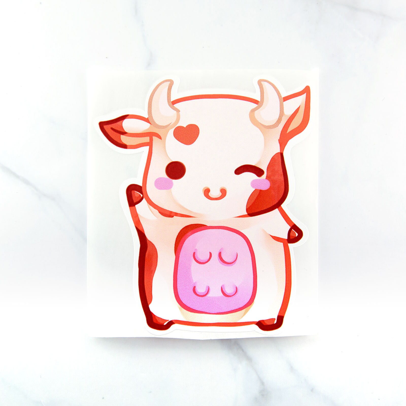 Kawaii Chibi Cow Sticker Chocolate Milk Cute Planner | Etsy