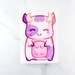 Kawaii Chibi Baby Pink Cow Sticker Cute Anime Manga Animal - Etsy
