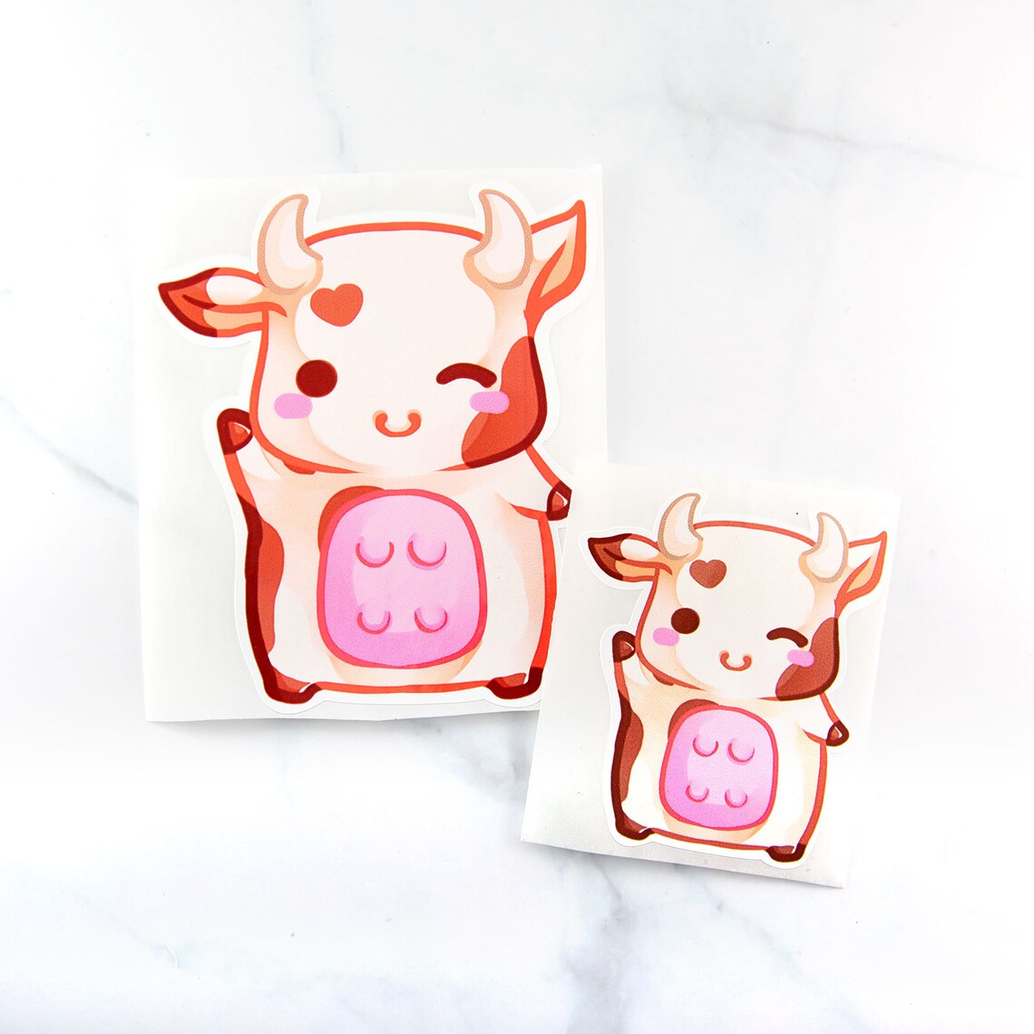 Kawaii Chibi Cow Sticker Chocolate Milk Cute Planner | Etsy