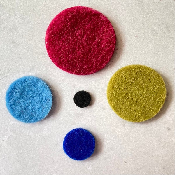 Felt Circles - Etsy