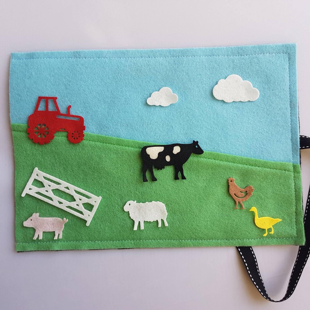 Felt Board Set With Alphabet and Numbers, Busy Board - Etsy