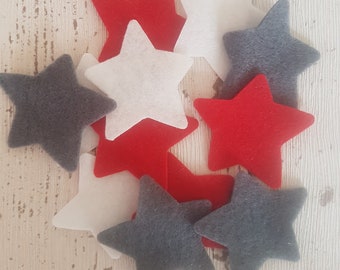 Die Cut Felt Stars | Etsy