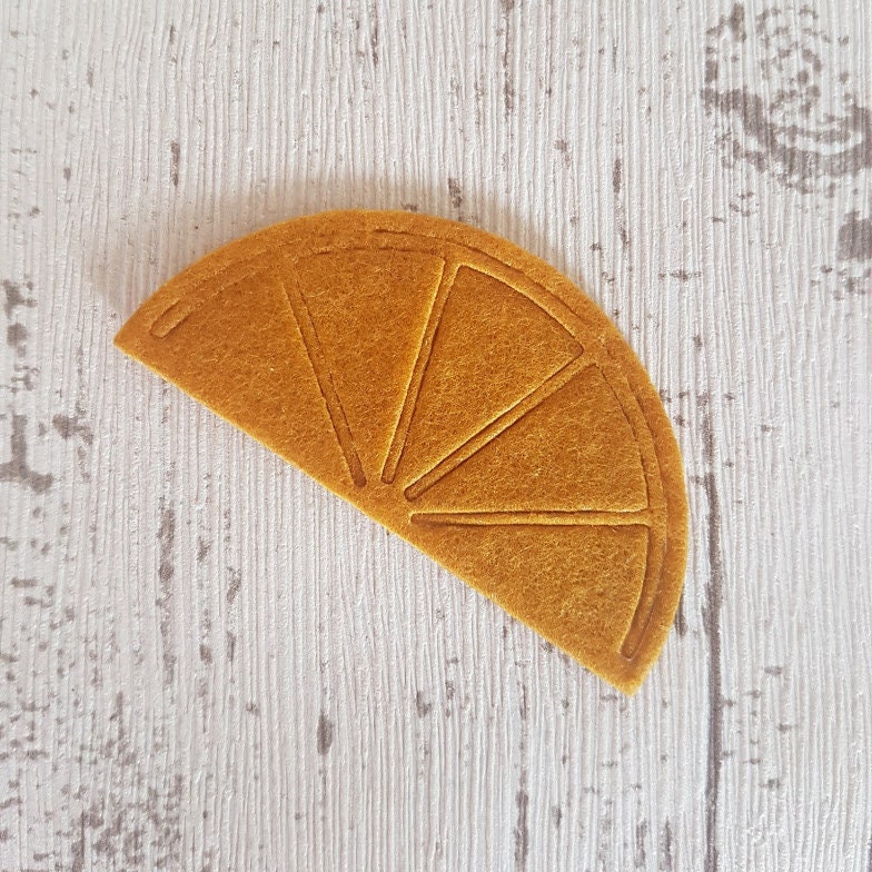 Felt Orange Slice Felt Die Cut Oranges Die Cut Orange | Etsy UK