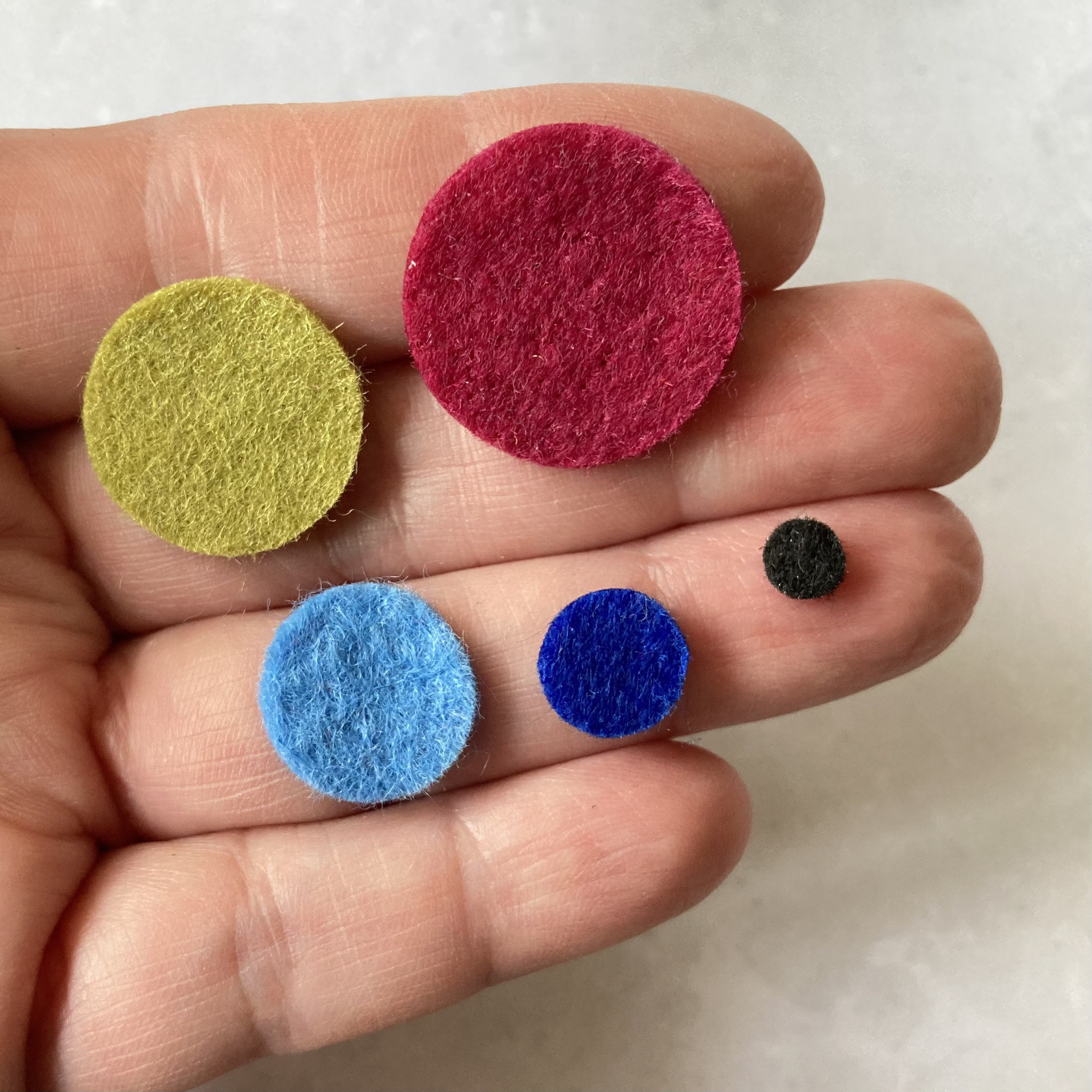 Felt Circles, Felt Die Cut Dots - Etsy UK