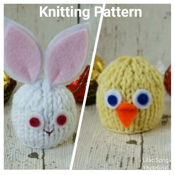 White Rabbit Ferrero Rocher Knitting Pattern Easter Bunny - Etsy