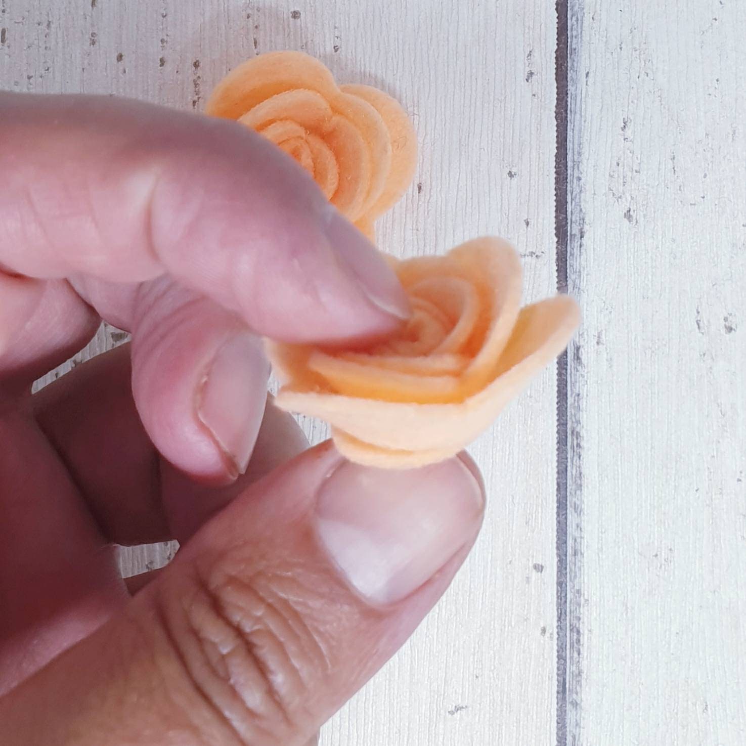 Felt Rosebuds Felt Die Cut Rosebud Flowers 3D Rosebuds | Etsy UK