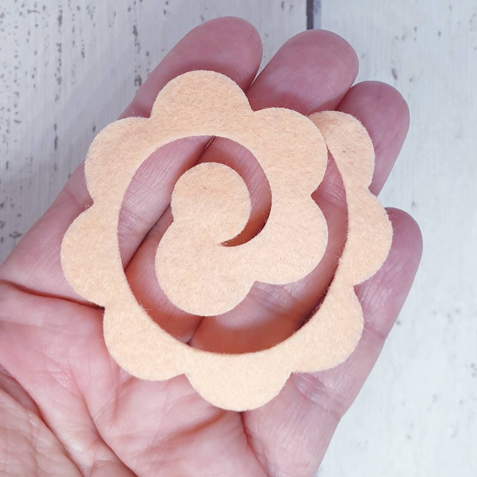 Felt Rosebuds Felt Die Cut Rosebud Flowers 3D Rosebuds | Etsy UK