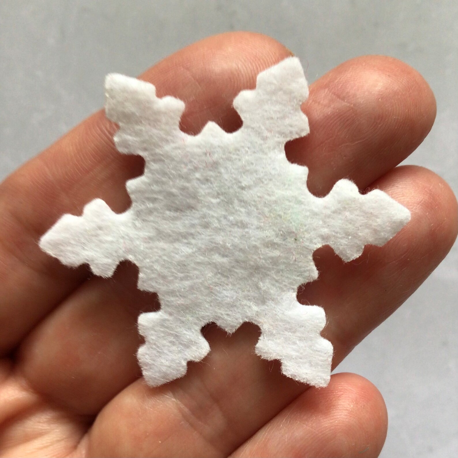 Scandi Felt Snowflakes, Christmas Craft Embellishments - Etsy