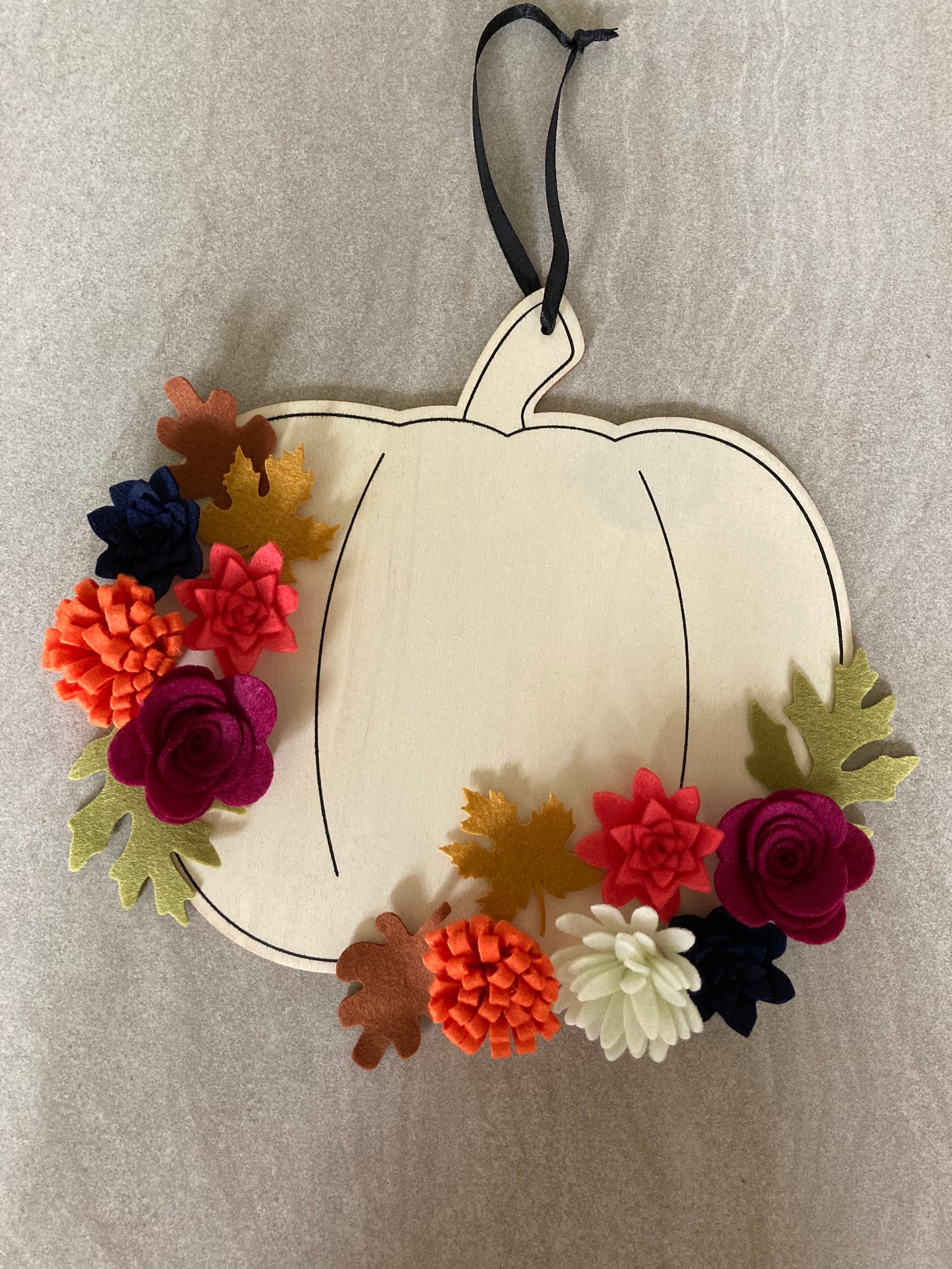 Autumn Felt Flower & Leaf Templates PDF - Etsy