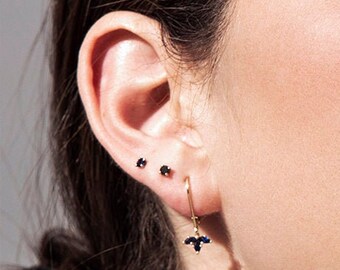 Third Hole Earrings - Etsy